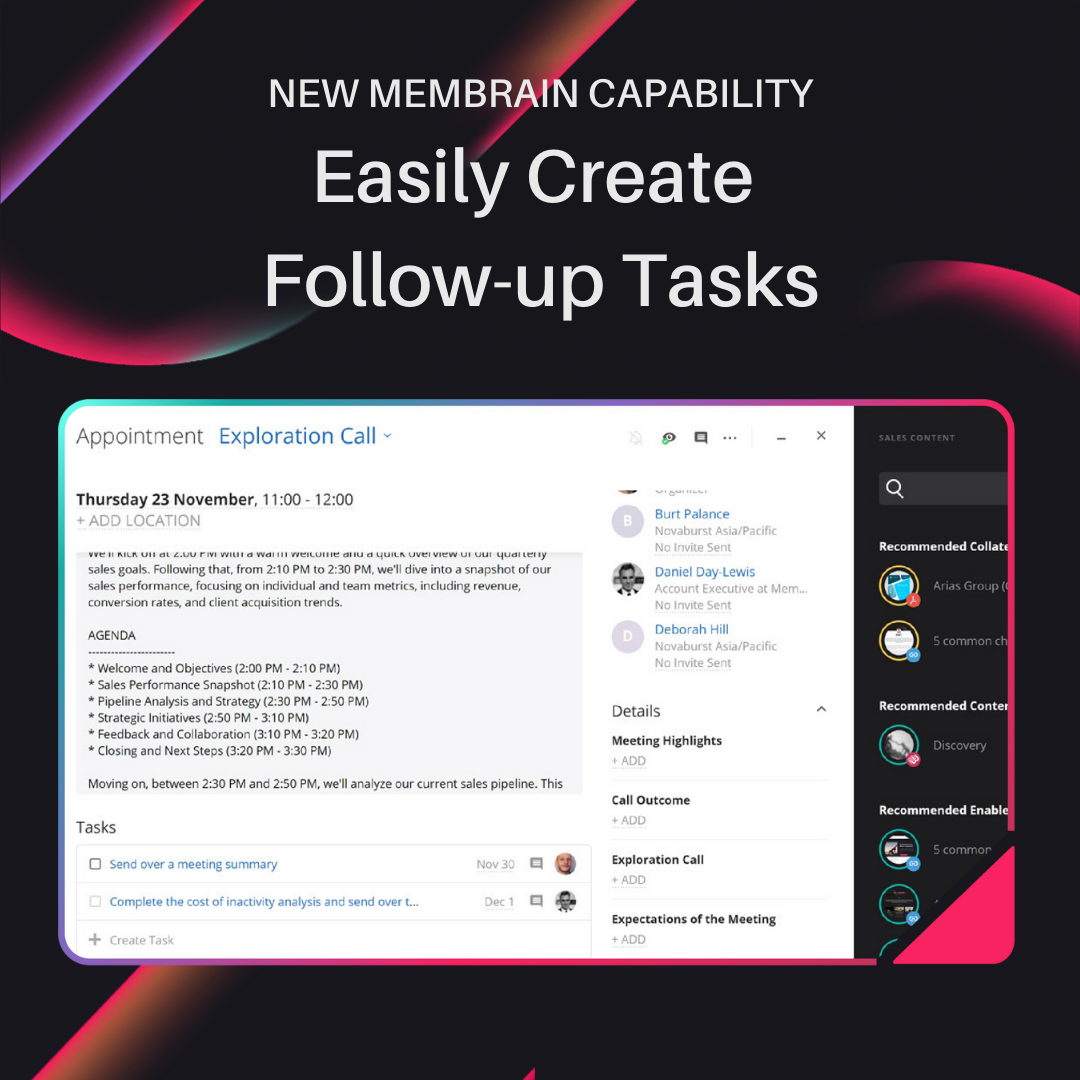 Easily Create Follow-up Tasks